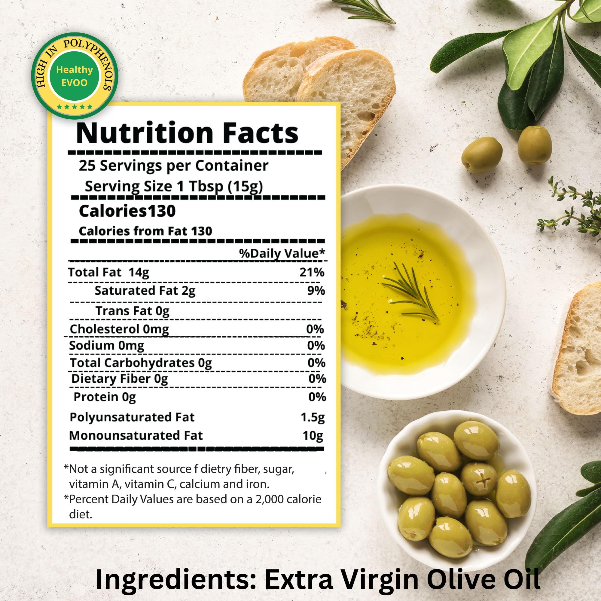 M.G. PAPPAS High Polyphenol Rich Olive Oil - New Harvest - Extra Virgin Olive Oil Polyphenol Lab Report 714mg/kg - Cold Pressed & Unfiltered - High Hydroxytyrosol Greek Olive Oil - Award Winning - 12.7 Oz 375ml