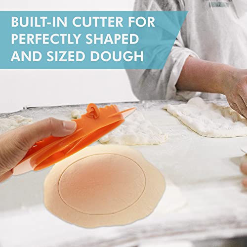 Zoie + Chloe Set of 3 Dough Press - Plastic Pastry Shaper & Empanada Maker Press With Crimped Crust Edges - Kitchen Tools For Making Dumplings, Hand Pie, Ravioli, Pierogi, Turnover - 4”, 5”, 6”