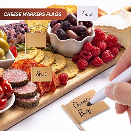 Cheese Butter Spreader Knives Set Charcuterie Accessories Stainless Steel Spreader Knives Charcuterie Boards Utensils Mini Serving Tongs Spoons and Forks for Pastry Making (Silver, 14 Pcs)