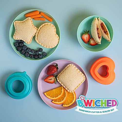 Sandwich Cutter and Sealer (Circle) - Uncrustables Sandwich Maker - Great for Lunchbox and Bento Box - Boys and Girls Kids Lunch - Sandwich Cutters for Kids