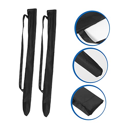 Holibanna 4 Pcs Umbrella Cover Suitcase Straps Belts Tote Organizer Insert Storage Bag Umbrella Bag Black Impact Cloth Folding Storage Bag