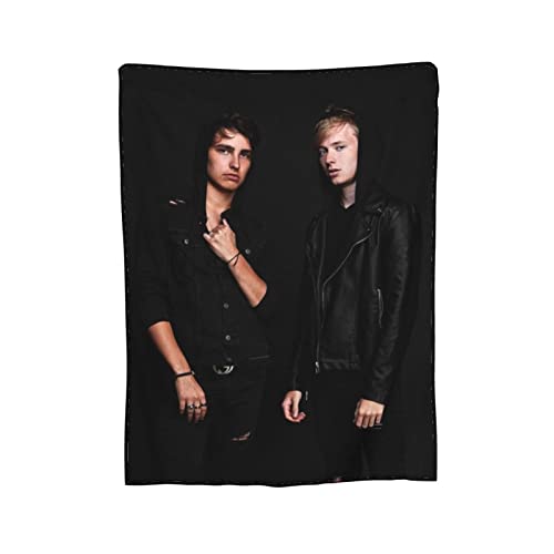 XP-LR S-am and Col-by Blanket,Super Soft Comfortable Flannel Throw Blanke Blanket Super Lightweight Warm Blanket 80"x60"
