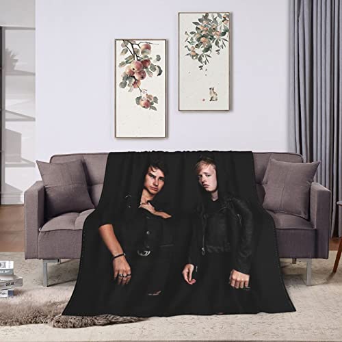 XP-LR S-am and Col-by Blanket,Super Soft Comfortable Flannel Throw Blanke Blanket Super Lightweight Warm Blanket 80"x60"
