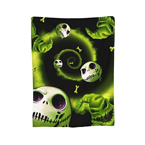 Before Christmas Blanket Flannel Throw Blanket Ultra Soft Warm Plush Bedding for Couch Bed Living Room Sofa 50"X40"