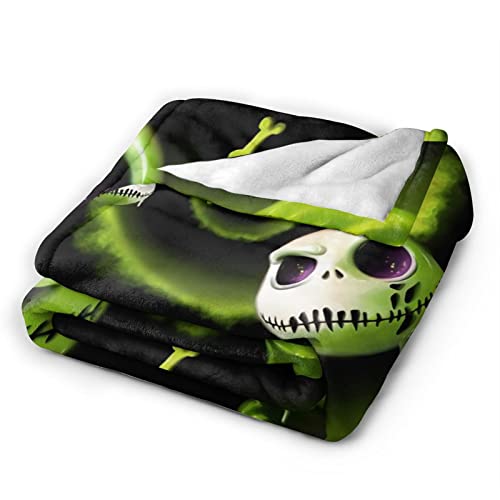Before Christmas Blanket Flannel Throw Blanket Ultra Soft Warm Plush Bedding for Couch Bed Living Room Sofa 50"X40"