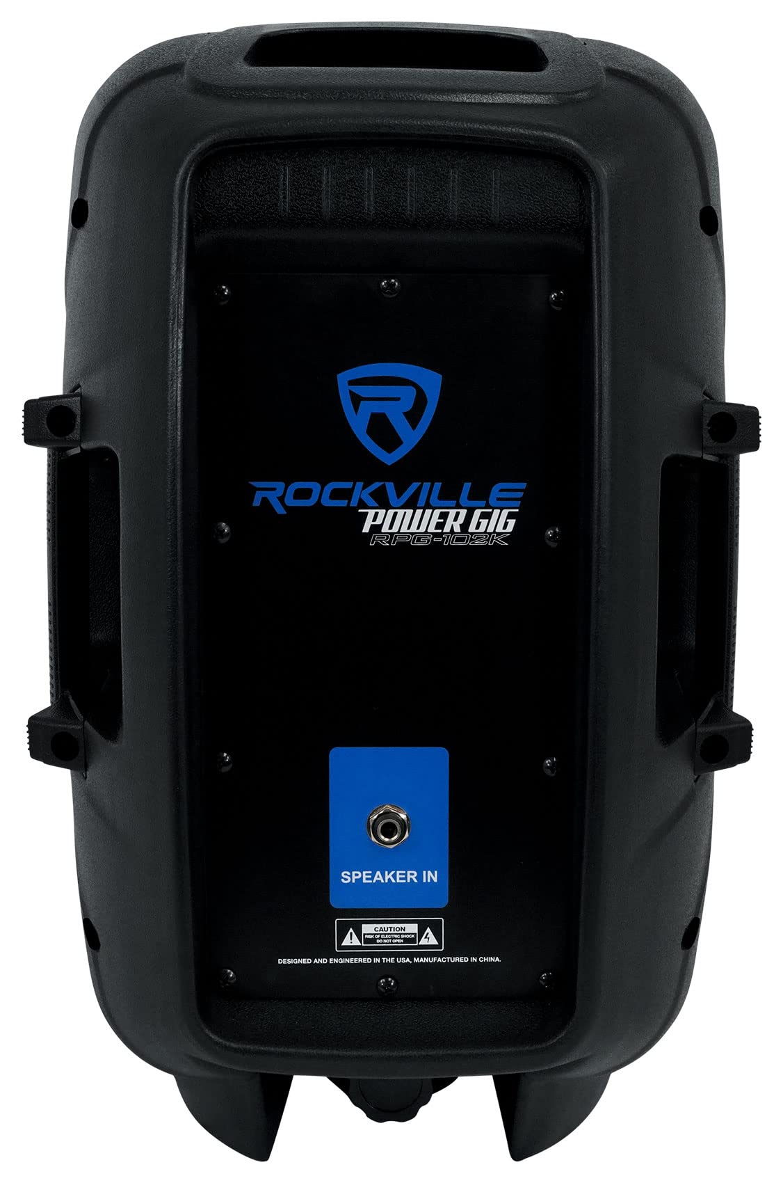 Rockville RPG102K 10" 400W Portable PA System, 2 Channel Mixer, Bluetooth, Includes Mic, Stands, Cables - Perfect for Live Performances, DJs, Karaoke
