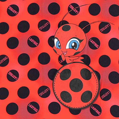 Miraculous Ladybug Little Girls 2 Pack Short Sleeve Dresses Black 6-6X