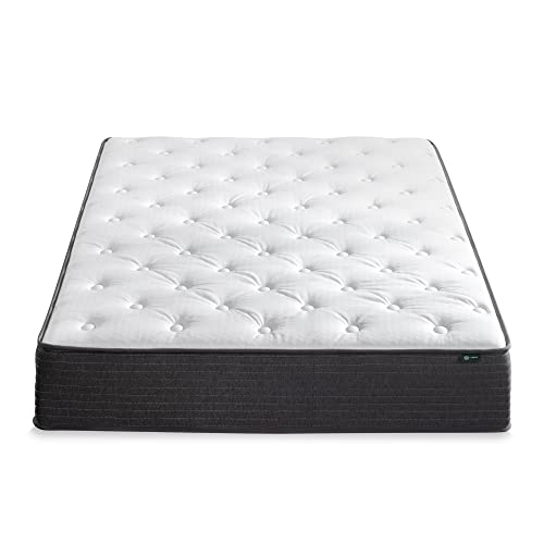ZINUS 10 Inch Comfort Essential Pocket Spring Hybrid Mattress, Queen, Pressure Relieving Support, CertiPUR-US Certified, Mattress in A Box