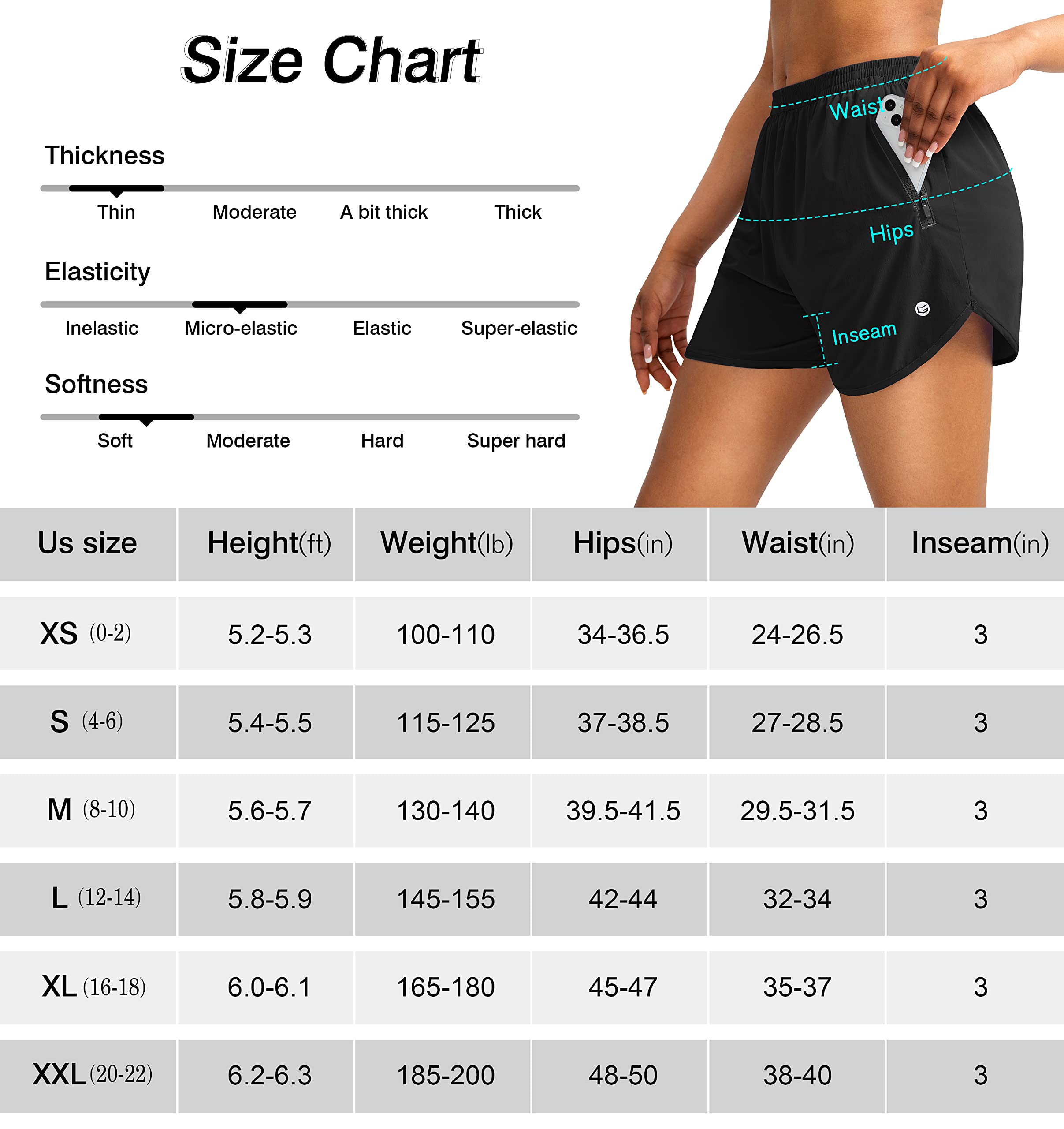 G Gradual Women's Running Shorts with Zipper Pockets Quick Dry Athletic Workout Gym 3" Short Shorts for Women with Comfy Liner (Rose, Large)