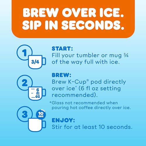Dunkin' Cold Coffee, 60 Keurig K-Cup Pods