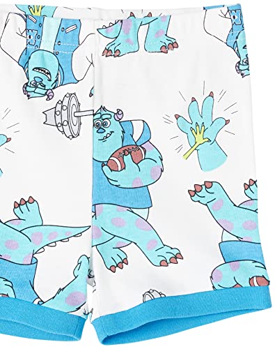 Amazon Essentials Disney | Marvel | Star Wars Toddler Boys' Pajama Set (Previously Spotted Zebra), Pack of 2, Monsters, 3T