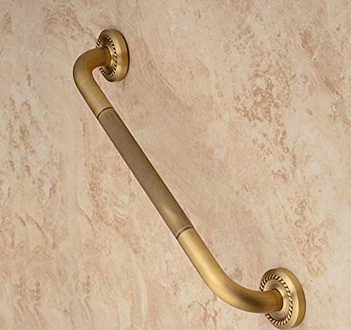 CRODY Bath Wall Attachment Handrails Grab Bar Rails Grab Bar Shower Aid and Safety Support Armrest,Safety Copper Handrail,Wall Mounted Straight Towel Rack