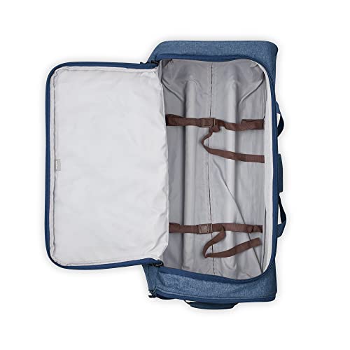 DELSEY PARIS Maubert 2.0 Two Wheel Duffle Bag, 24 Inch, Blue
