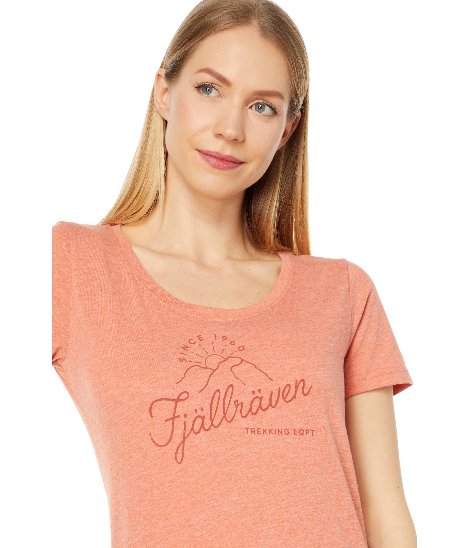 Fjällräven Sunrise T-Shirt Rowan Red/Melange MD