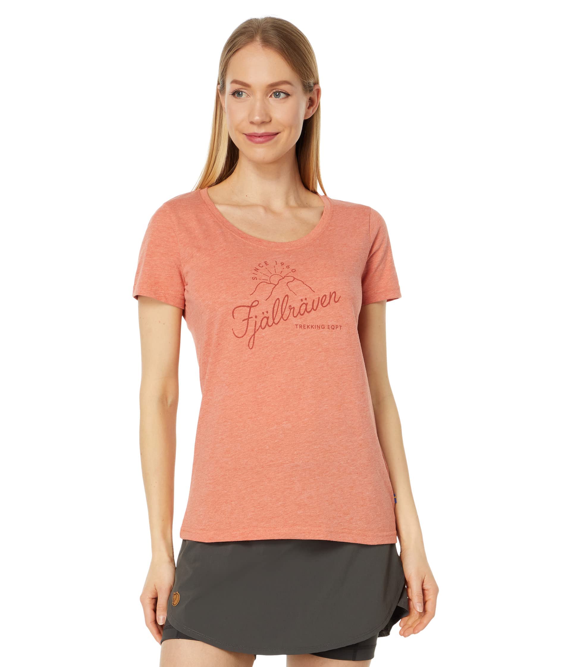 Fjällräven Sunrise T-Shirt Rowan Red/Melange MD