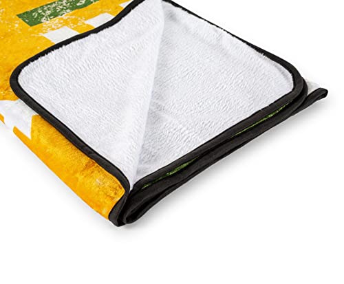 Marvel Studios Loki "Believe" Plush Throw Blanket | Super Soft Fleece Blanket, Cozy Sherpa Cover For Sofa And Bed, Home Decor Room Essentials | MCU Comic Book Gifts And Collectibles | 45 x 60 Inches