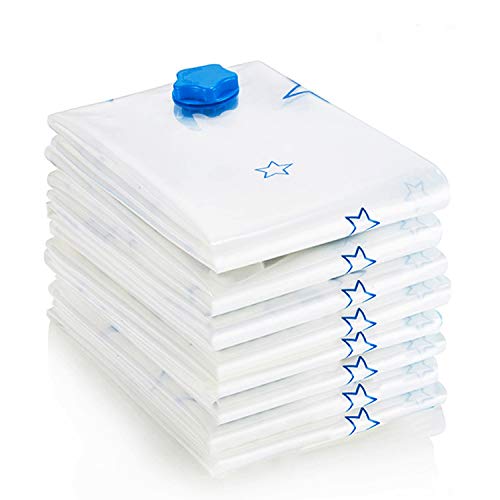 Vacuum Storage Bags, Space Saver Bags and Travel Storage Compression Bags for Clothes, Comforter, Pillows, Blankets, Plush Toys(4pack) (23x16in)