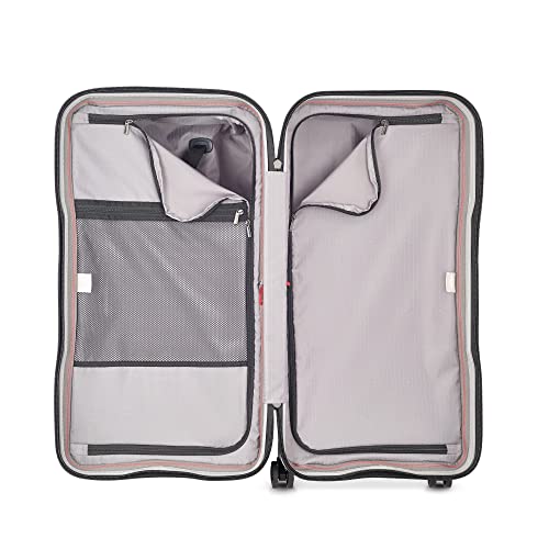 DELSEY Paris Securitime 26" Trunk Spinner (Silver, Checked-Medium 26 Inch)