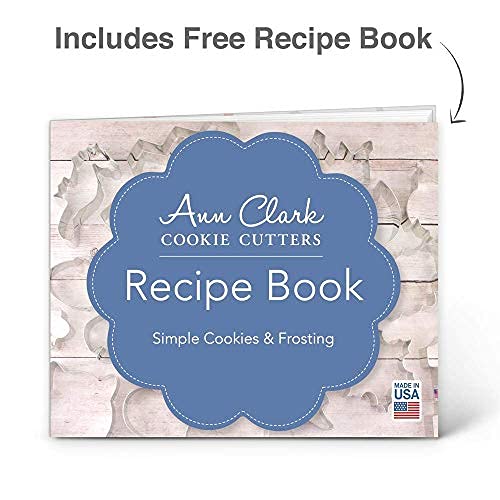Graduation Cookie Cutter Set 5-pc with Graduation Cap, Gown, Diploma, Graduate, Shooting Star & Recipe Booklet Class of 2022 Graduation Cookie Cutters by Ann Clark