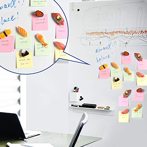 Hey Foly Cute Refrigerator Magnets Funny Magnets for Fridge, Simulation Sushi Refrigerator Magnet, Fine for Whiteboards, Maps and Home Decoration Magnetic Objects and Even Simulating Food Games!