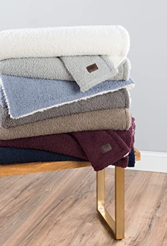 UGG Ana Knit Throw Blanket - Plush Oversized Reversible Accent Blanket - 50" x 70" - Port