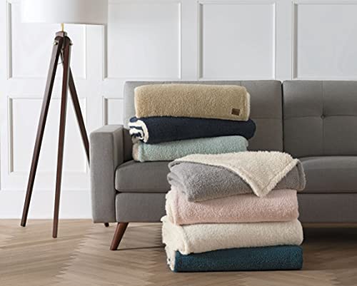UGG Ana Knit Throw Blanket - Plush Oversized Reversible Accent Blanket - 50" x 70" - Port