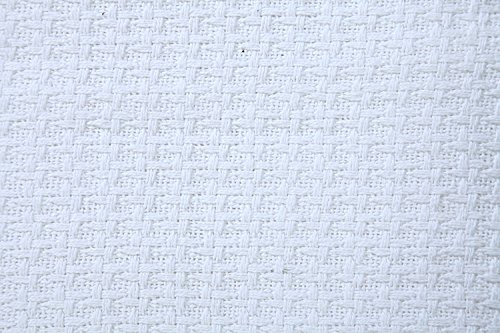 HILLFAIR 100% Soft Premium Combed Cotton Thermal Blanket– Queen Blankets– Soft Cozy Warm Cotton Blanket– Bed Throw Blanket– Queen Bed Blankets– All Season Cotton Blanket– White Queen Cotton Blankets