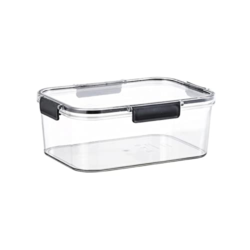 2 pack Transparent with lid food preservation box Household refrigerator freezer sealed box Vegetable and fruit classification plastic storage box