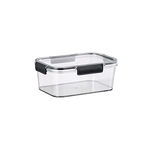 2 pack Transparent with lid food preservation box Household refrigerator freezer sealed box Vegetable and fruit classification plastic storage box