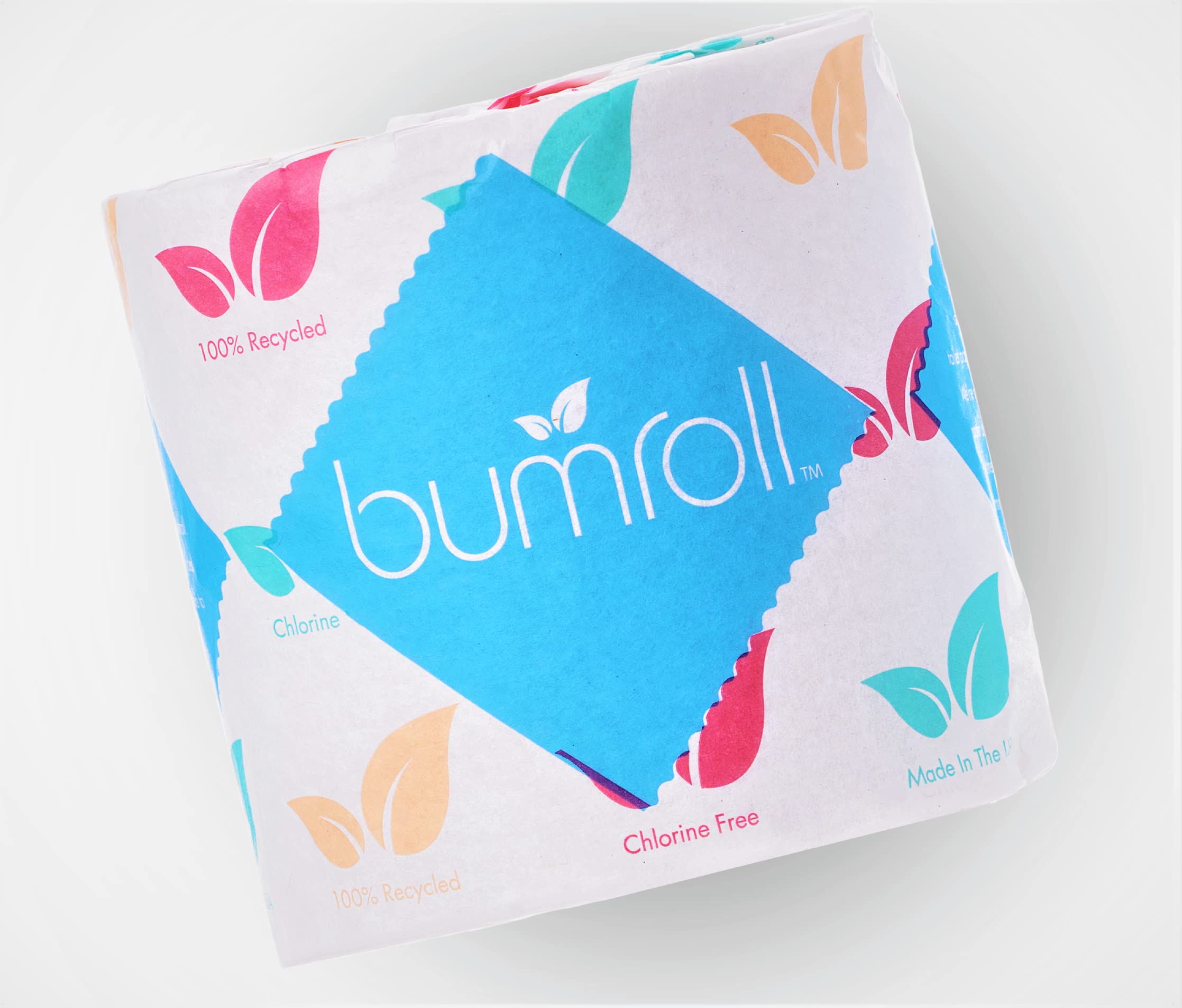 Bumroll Made in USA, 24 Premium Earth Friendly Recycled Toilet Paper Rolls - Soft, Absorbent & Eco-Friendly Bathrooms Tissue Rolls for Home & Office - Septic Safe & RV-Friendly - Bulk Toilet Paper