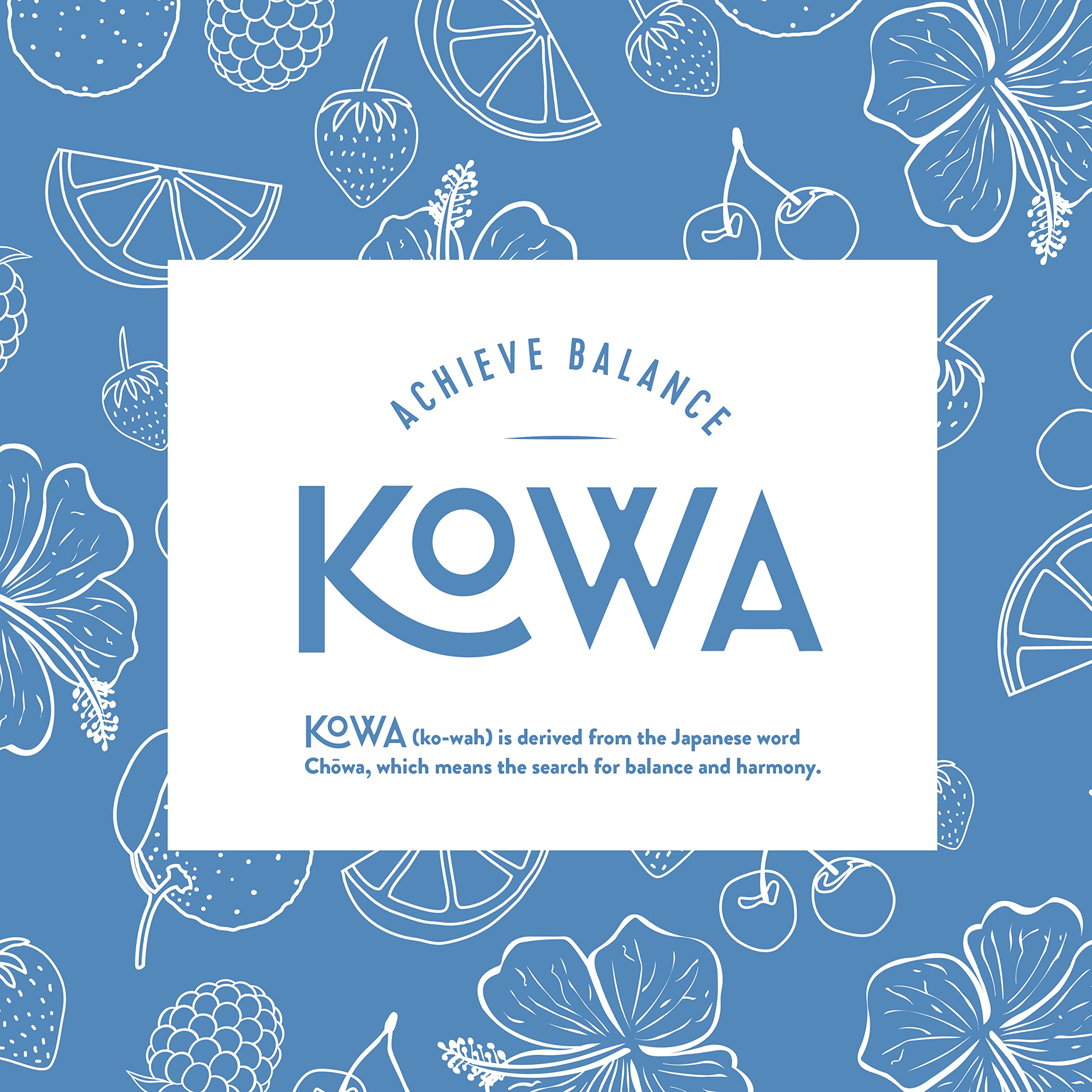 Kowa Mood Boost, 10 Calorie Soda, Adaptogen Drink, 0 Sugar, No Caffeine, Variety Pack, 12 fl oz (Pack of 12)