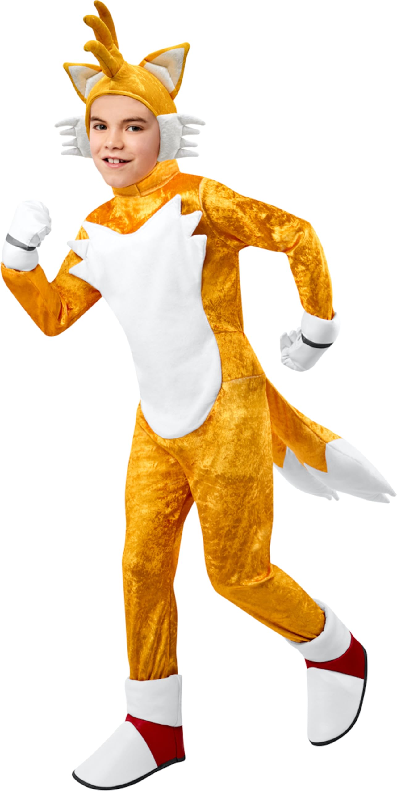Rubies Sonic Deluxe Tails Costume, Child's Medium, for Halloween or theme party