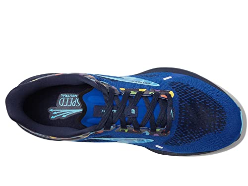 Brooks Women’s Launch 9 Neutral Running Shoe - Blue/Peacoat/Yellow - 8
