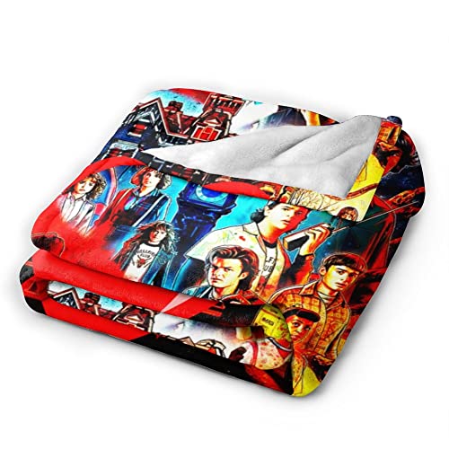 Horror Blanket Super Soft ChristmasThrow Blanket for Couch Chair Bed Sofa Fuzzy Warm Throw Blankets for Kids Adults Gifts (50"x40")