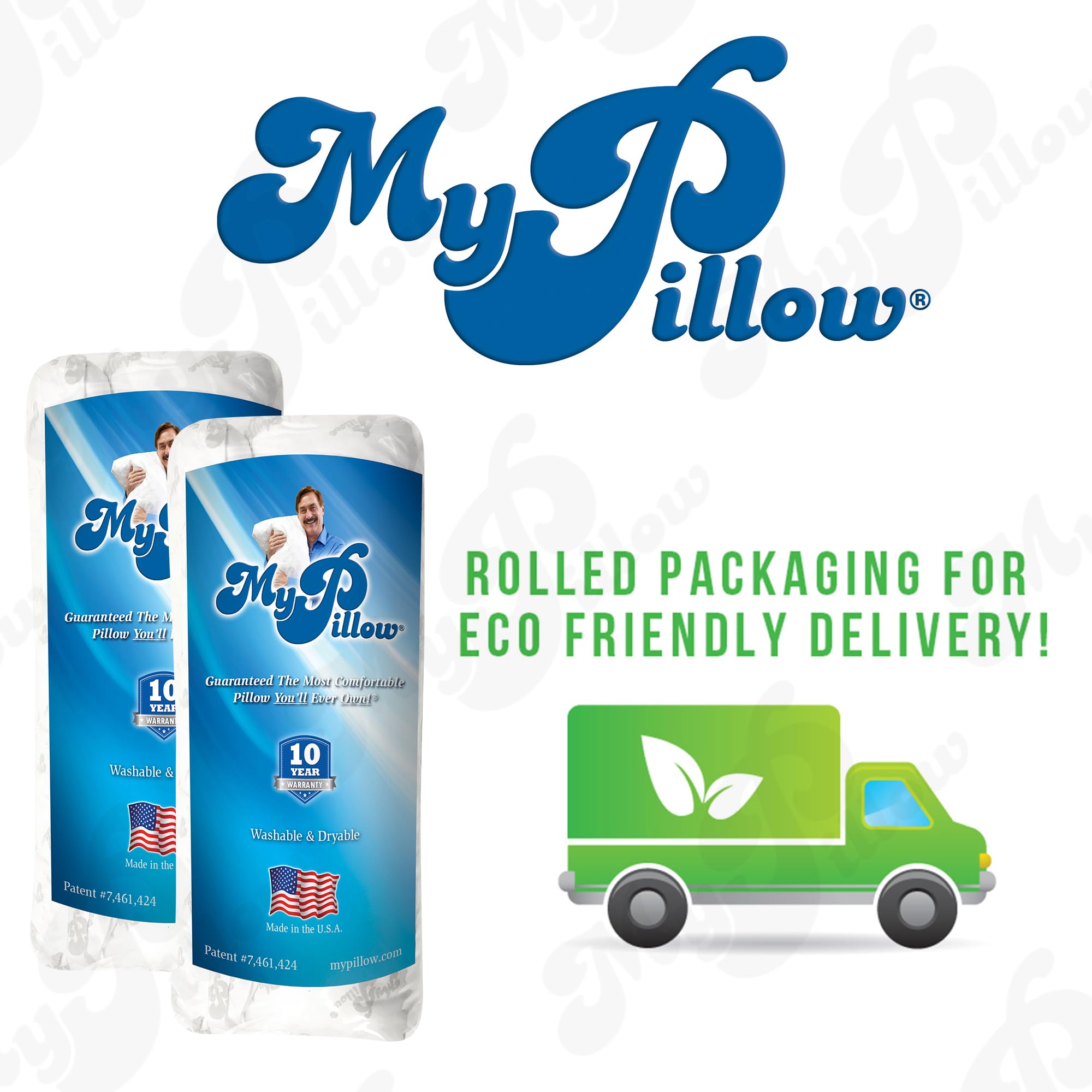 MyPillow Bedding Bed Pillows for Sleeping Queen Size, Set of 2, Gusseted Pillow for Back, Stomach or Side Sleepers - My Pillow Premium Pillow [Queen, Combo]