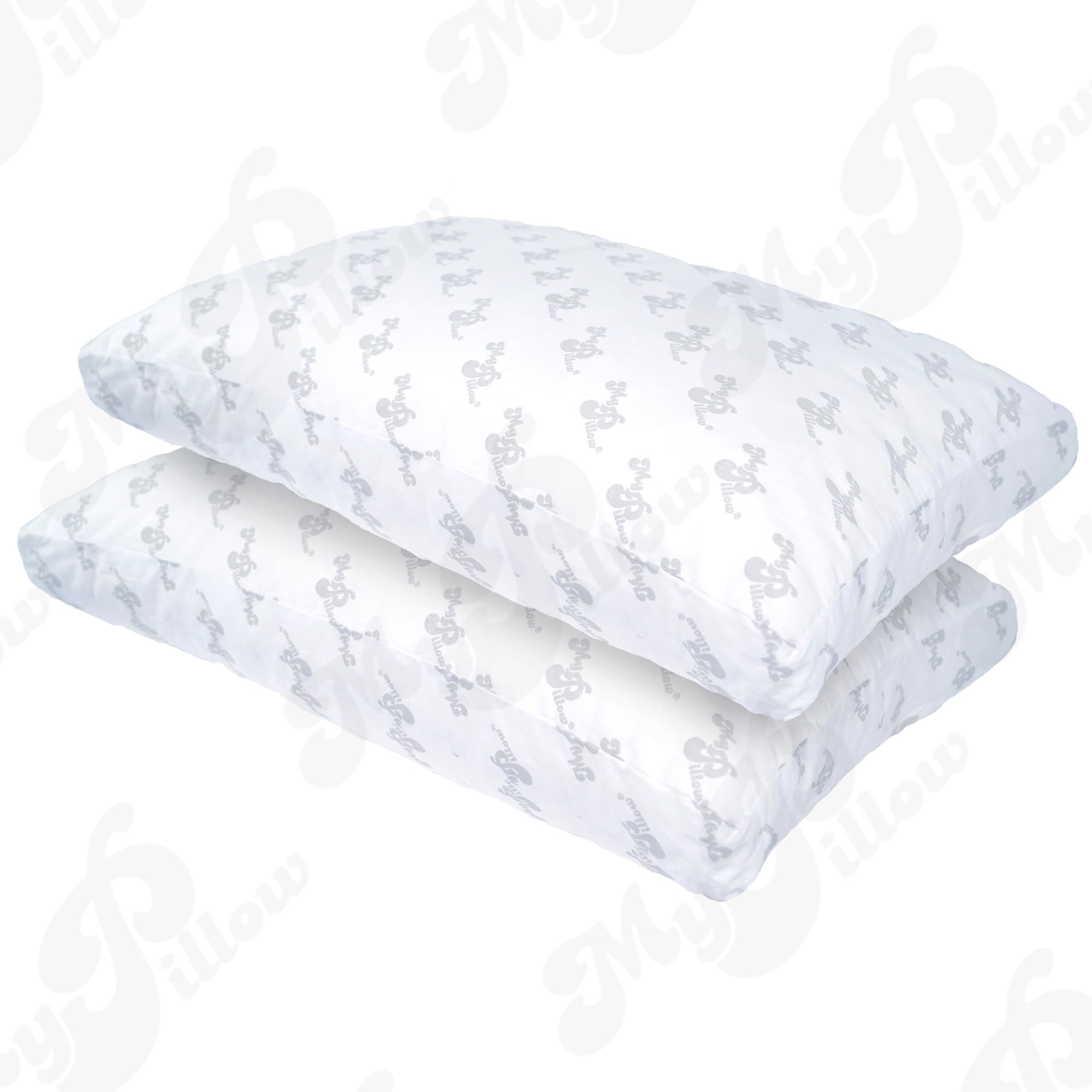 MyPillow Bedding Bed Pillows for Sleeping Queen Size, Set of 2, Gusseted Pillow for Back, Stomach or Side Sleepers - My Pillow Premium Pillow [Queen, Combo]