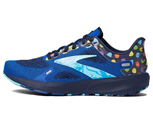 Brooks Women’s Launch 9 Neutral Running Shoe - Blue/Peacoat/Yellow - 8