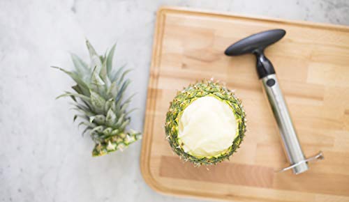 OXO Good Grips Stainless Steel Pineapple Corer & Slicer,Silver/Black