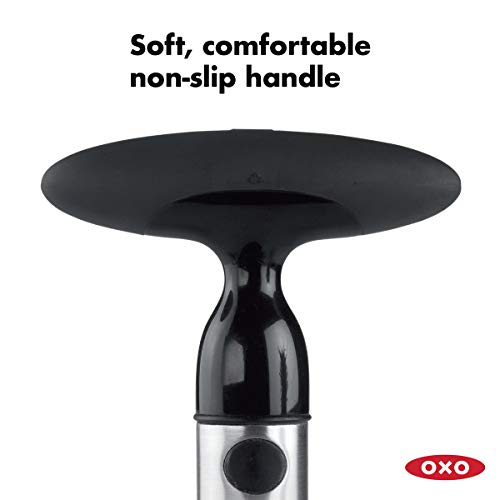 OXO Good Grips Stainless Steel Pineapple Corer & Slicer,Silver/Black