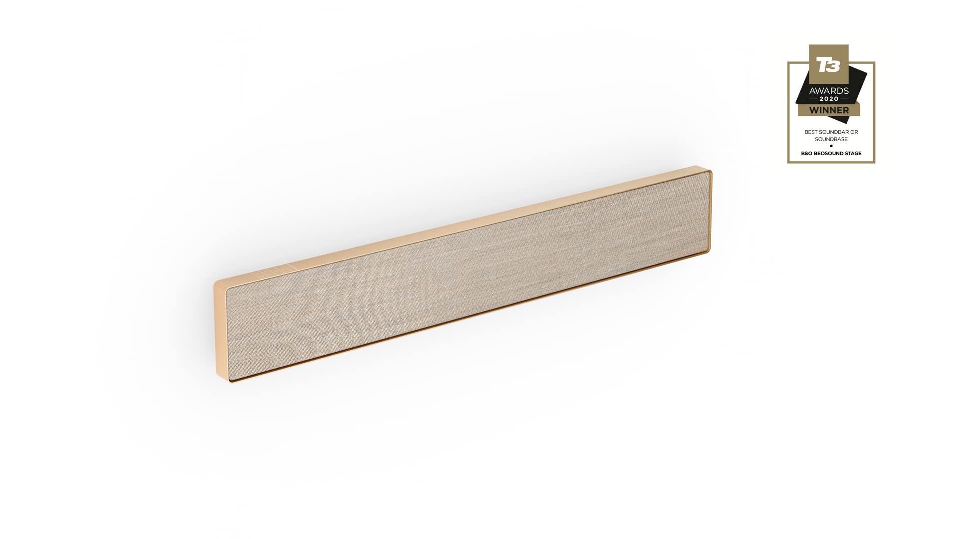 Bang & Olufsen Beosound Stage β Dolby Atmos Soundbar β TV and WiFi Speaker, Gold Tone/Golden