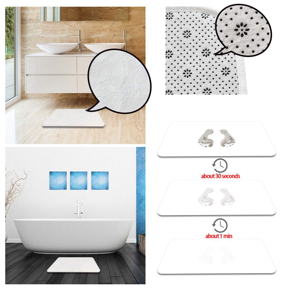 ZKJSMGS Geometric Bath Mat Red Grey Black White Geometry Stripe Abstract Wave Mid Century Modern Geo Contemporary Bath Rugs for Bathroom Kitchen,17.8x29.5 Inch