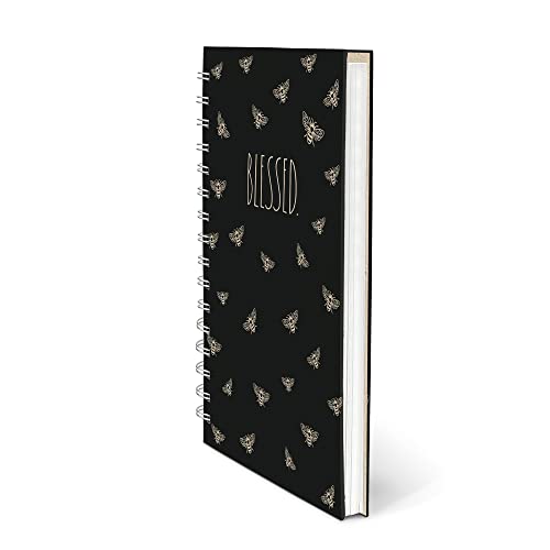 Studio Oh! Medium Spiral Notebook 5.75" x 8.75", Cute Cover Daily Planner, Hardcover Journal Notepad, 160 Page Lined Paper, 100 GSM Paper Weight, Lay-Flat Binding for Journaling, Blessed Bee Kraft