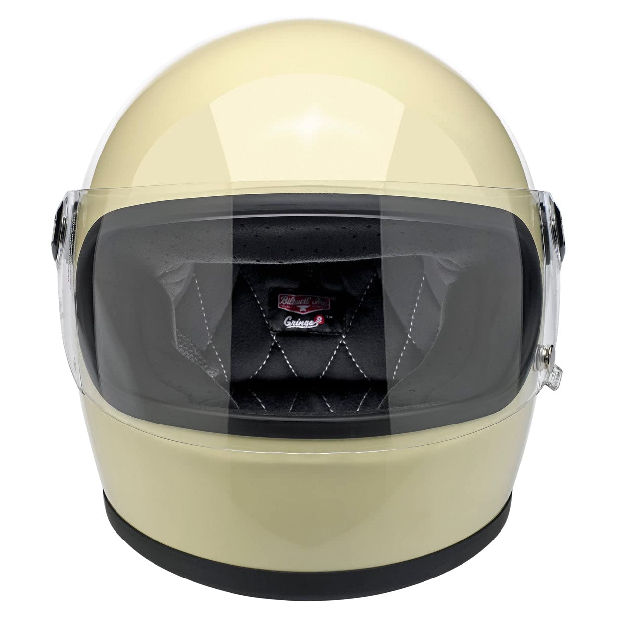 Biltwell Closeout Gringo S ECE R22.05 Motorcycle Helmet Gloss Vintage White XX-Large