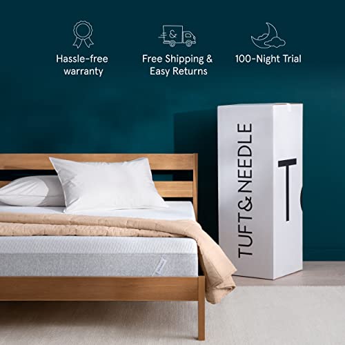 Tuft & Needle - Original Queen Mattress, Firm Feel, Adaptive Foam, Pressure Relief, Supportive, Cooling, CertiPUR-US, 100-Night Trial, White