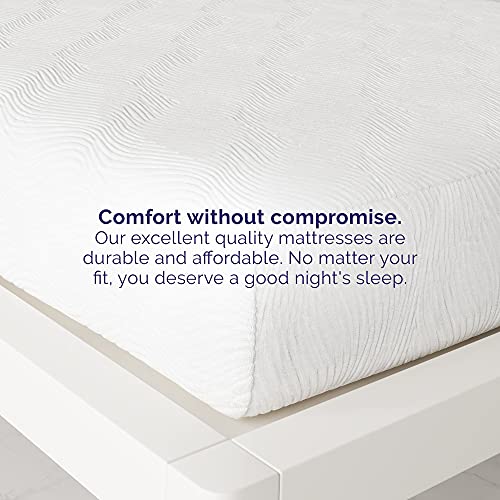 Signature Sleep Italian Made Memoir 8" Charcoal Memory Foam Mattress, Medium-Firm Support, Bed-in-a-Box, Queen