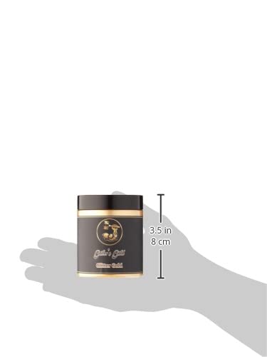 Gaber's Gold 50g Pearlescent Mica Powder for Soaps, Candles, Epoxy Resin, Slime, Nail Polish, Lip Gloss, and Bath Bombs (Glitter Gold)