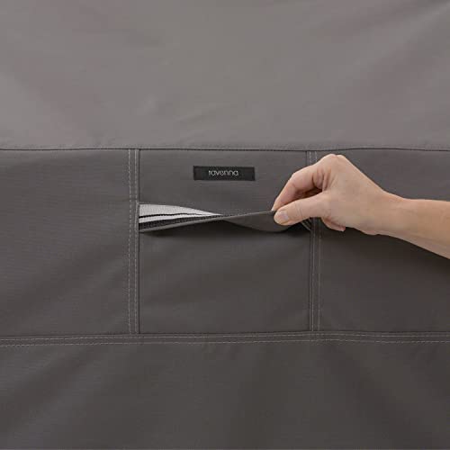 Classic Accessories Ravenna Water-Resistant 86 in. BBQ Grill Cover for Island with Center Grill Head