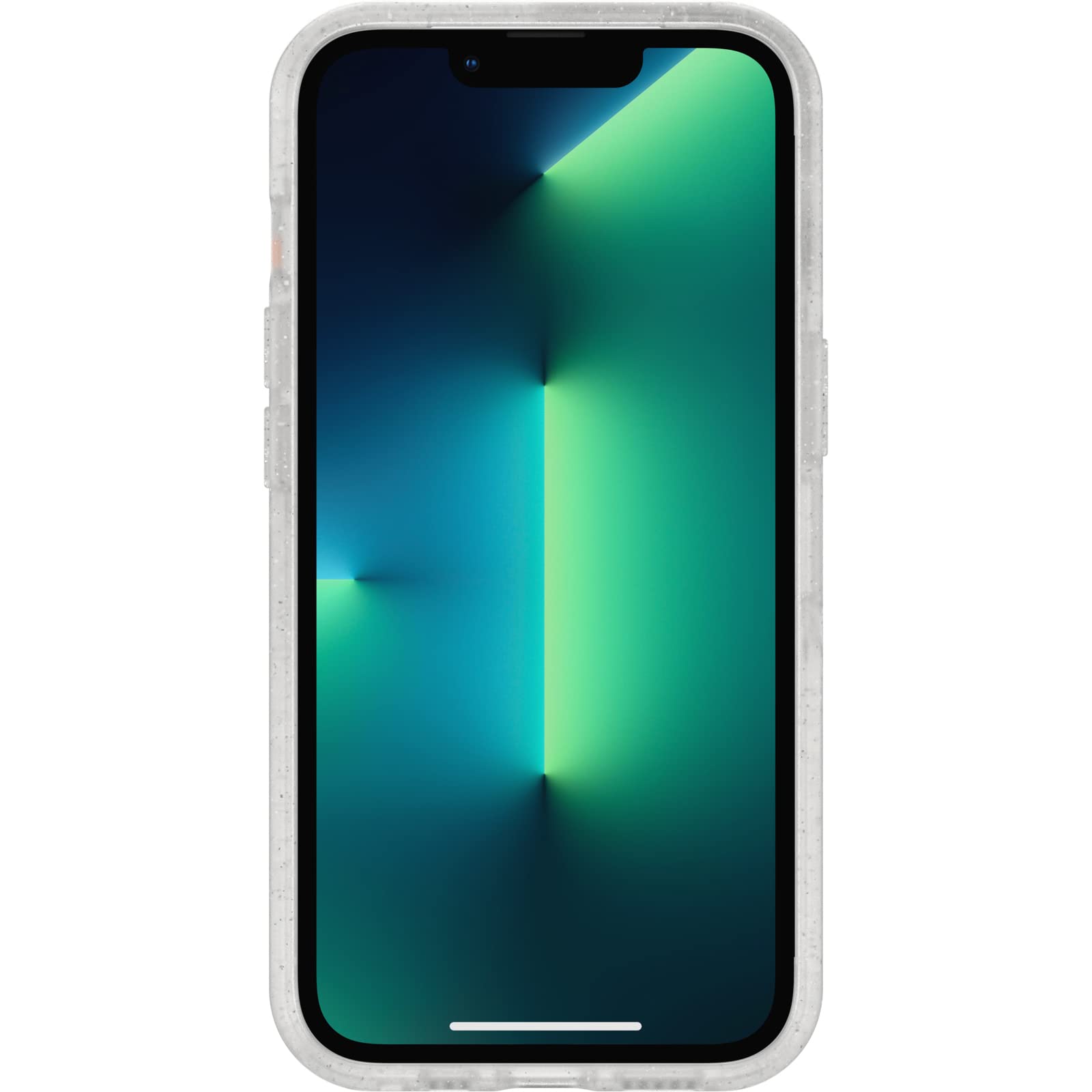 OtterBox iPhone 13 Pro Otter + Pop Symmetry Series Clear Case - Stardust (Clear/Glitter), Integrated PopSockets PopGrip, Slim, Pocket-Friendly, Raised Edges Protect Camera & Screen