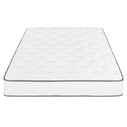 Olee Sleep Foam 10 Inch Milky Way Tight Top Hybrid Mattress, Queen, Firm, Plush,White