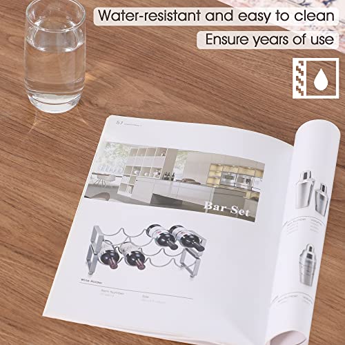 PHI VILLA Coffee Table - Modern Coffee Tables with Storage for Living Room Shelf 2 Tiers, Farmhouse Coffee Table Set